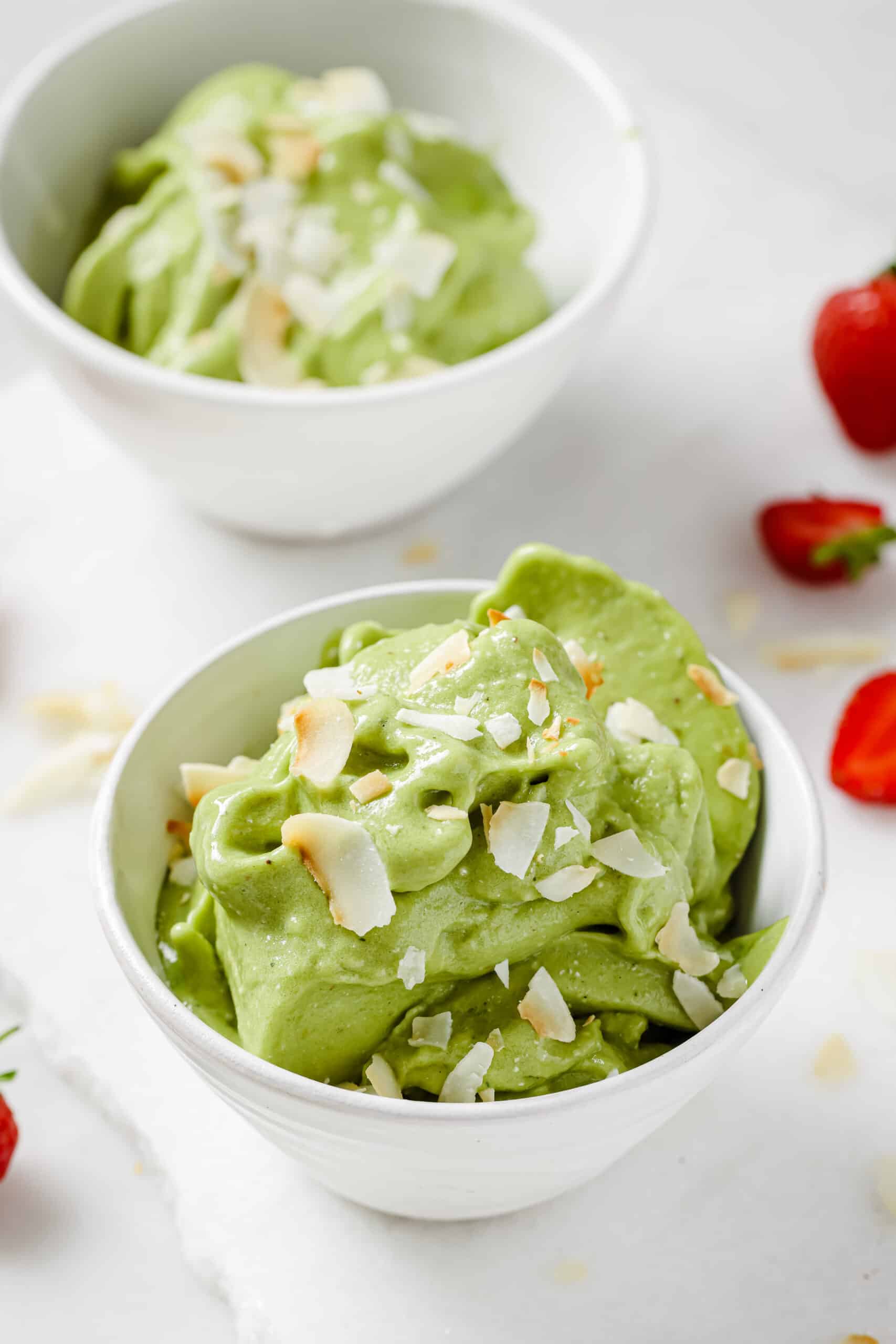 3-Ingredient Matcha Nice Cream (Vegan) - Two Spoons