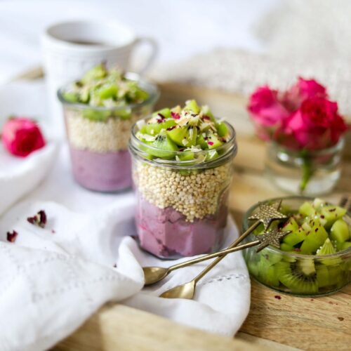 Vegan Raspberry Mousse | Healthy + Vegan | Two Spoons