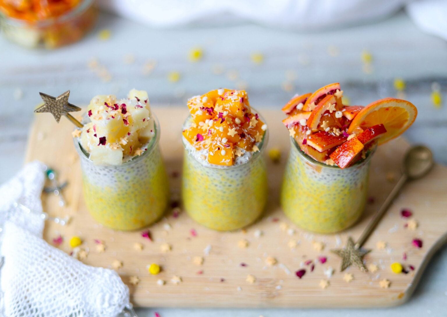 Turmeric Chia Pudding | Vegan Recipe | Two Spoons