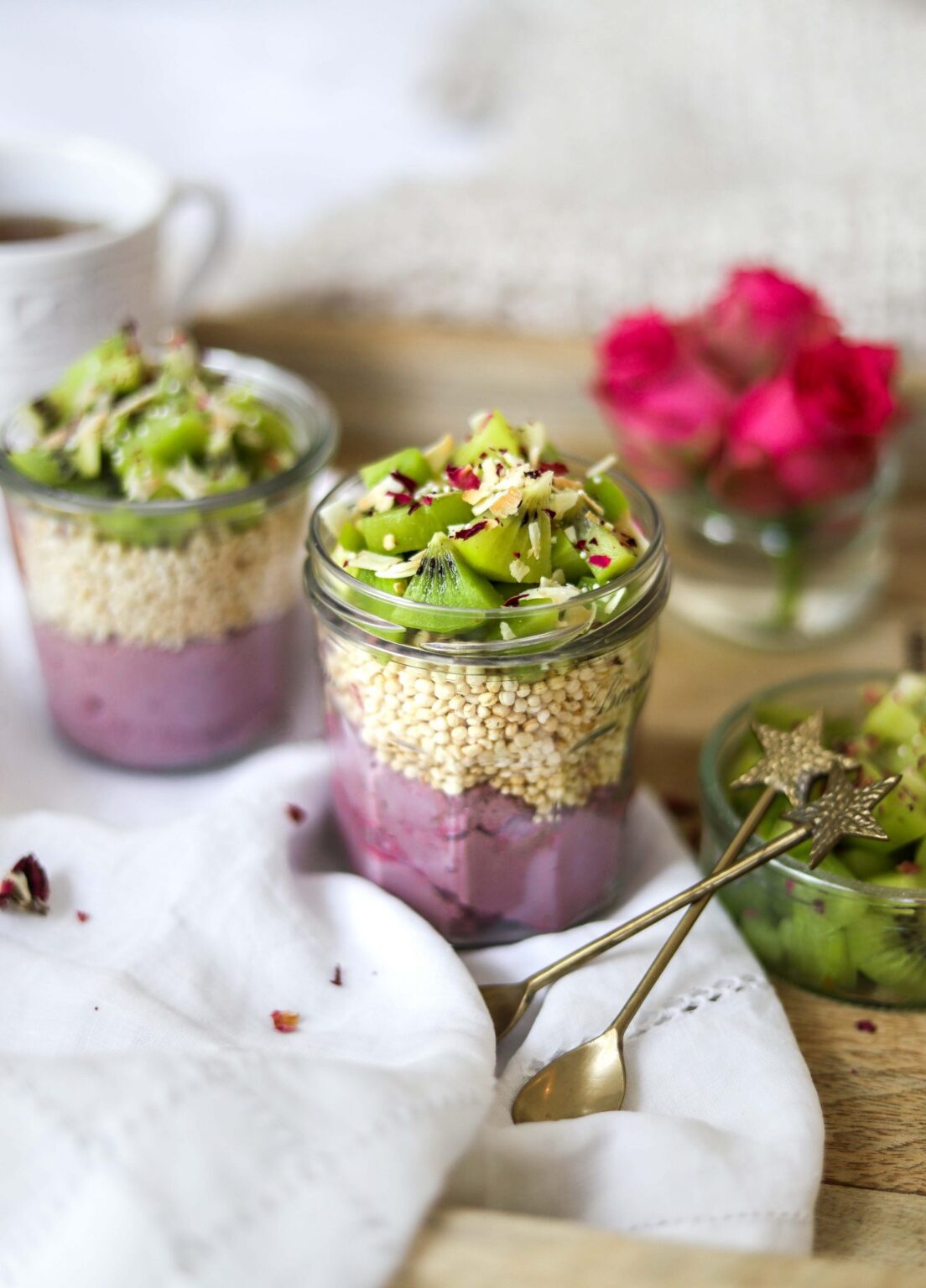 Vegan Raspberry Mousse | Healthy + Vegan | Two Spoons