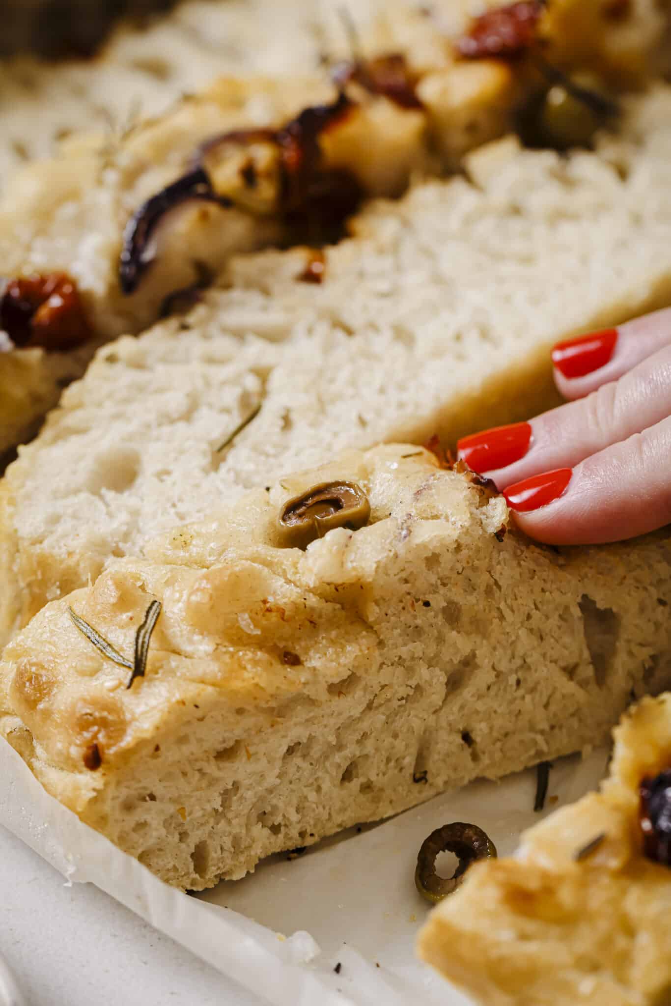 Quick & Easy No-Knead Focaccia Bread (Vegan) - Two Spoons