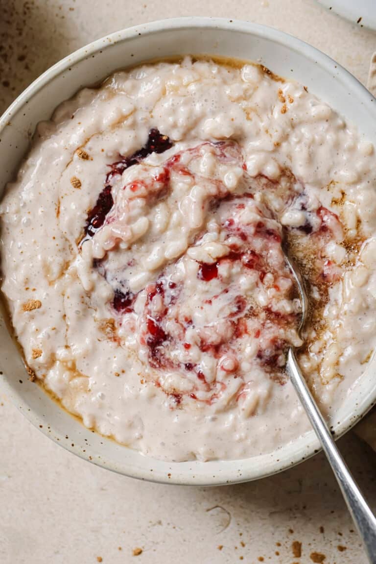 The Best Vegan Rice Pudding - Two Spoons