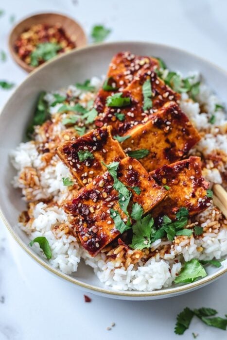 20-Minute Crispy Pan Fried Tofu - Two Spoons