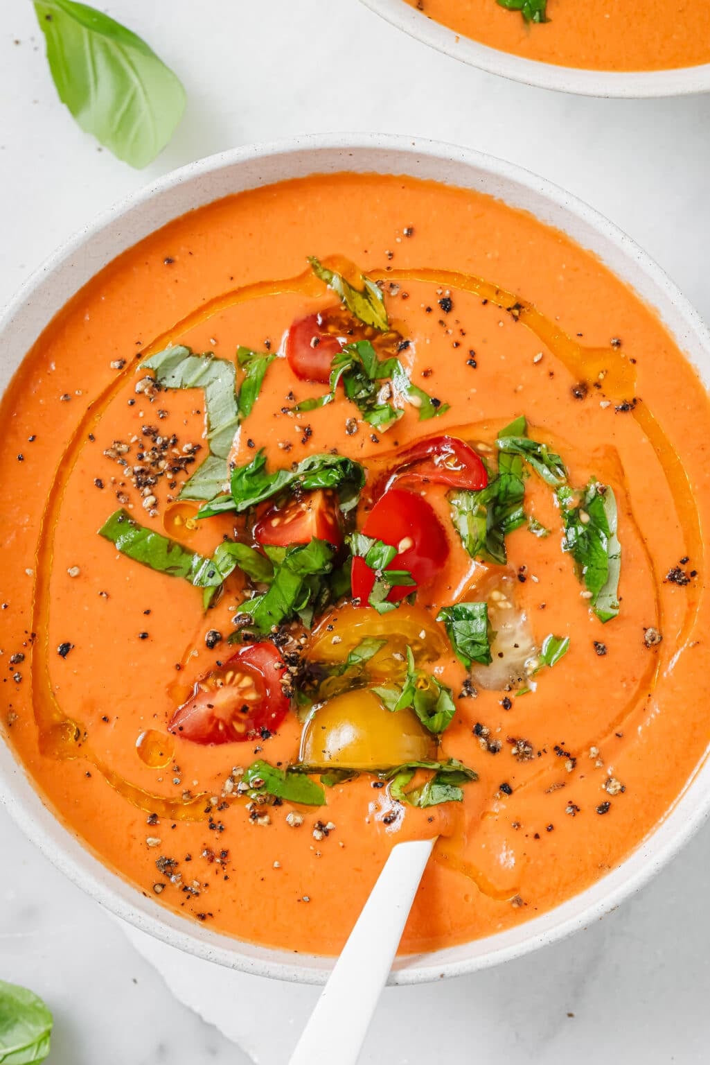 Easy Refreshing Gazpacho Recipe (Vegan) - Two Spoons