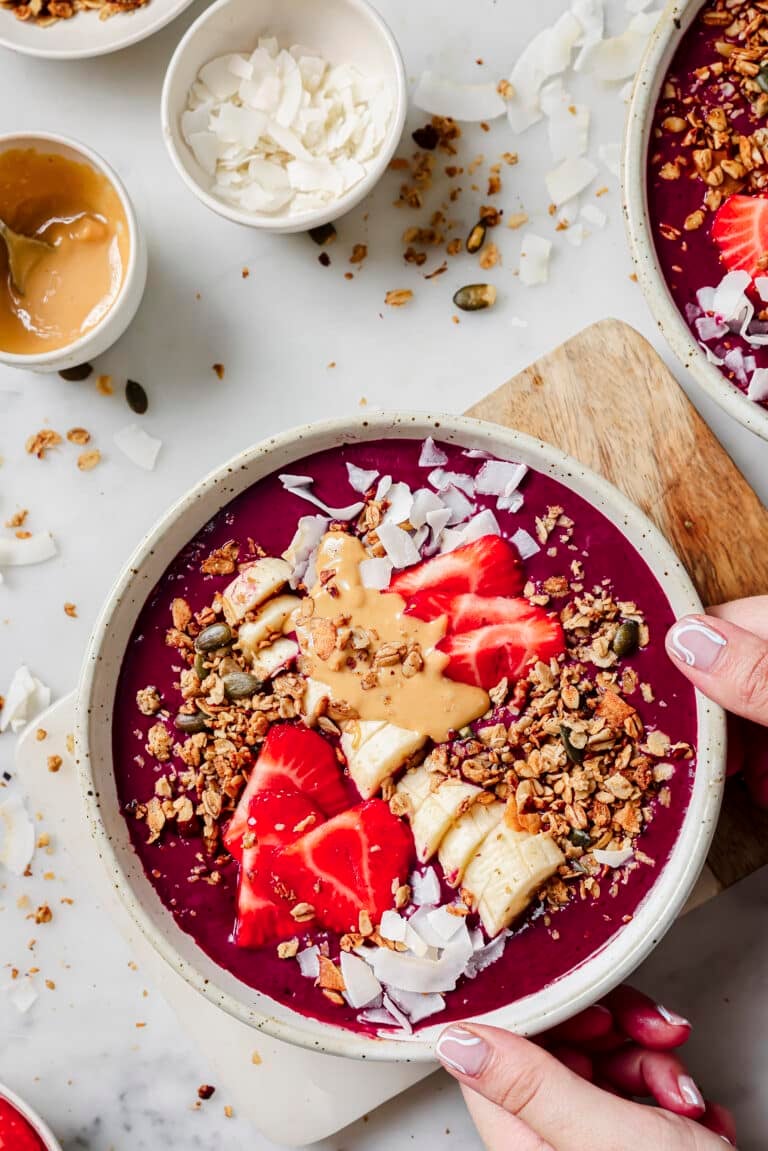 How to Make an Acai Bowl (5-Ingredients and 5-Minutes!) - Two Spoons