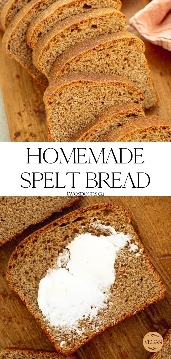 Easy Spelt Bread Recipe | Two Spoons