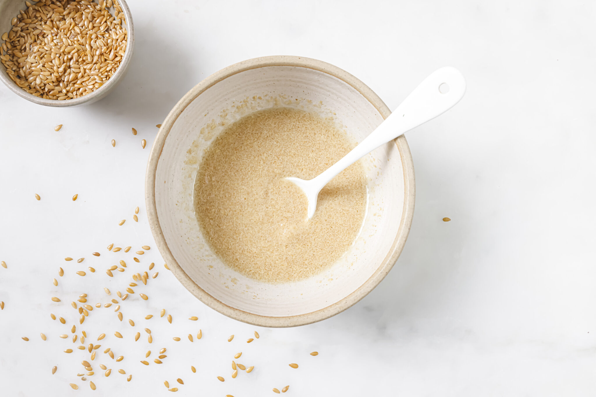 How to Make 1 Flax Egg - Two Spoons