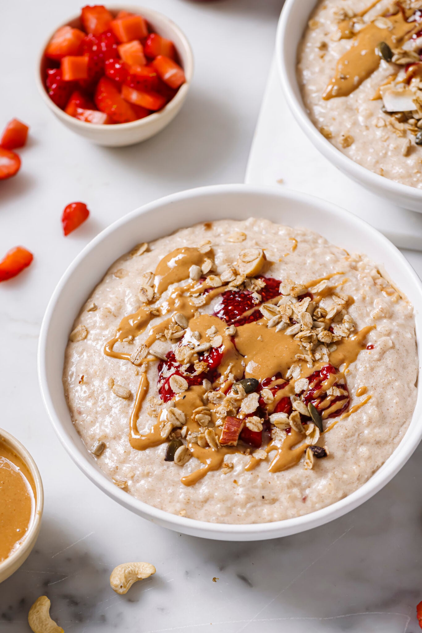 30-Minute Sweet and Creamy Brown Rice Breakfast Porridge - Two Spoons