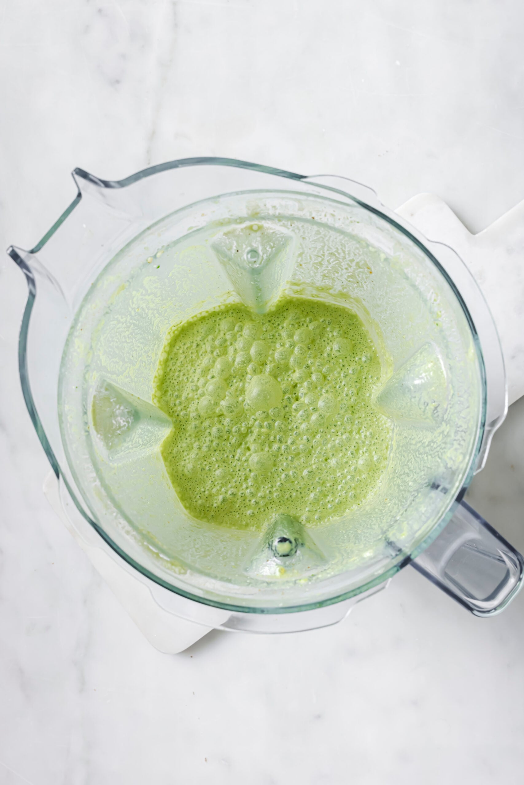 3-Minute Creamy Matcha Green Tea Banana Smoothie - Two Spoons